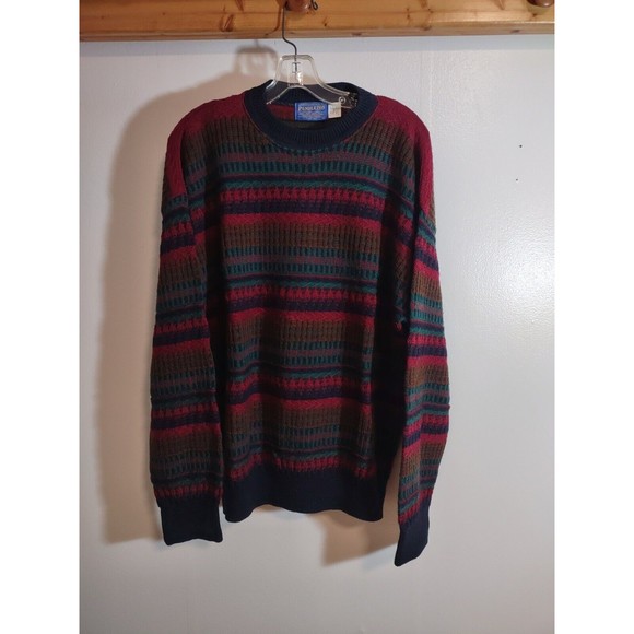 Pendleton | Sweaters | Pendleton Mens L Virgin Wool Sweater Multicolor ...